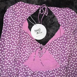 Princess Polly | Dresses | Princess Polly Abbie Mini Dress In Purple ...